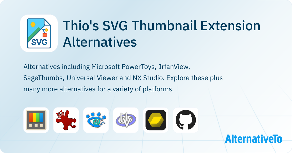 Thio's SVG Thumbnail Extension Alternatives - Explore Similar Software ...