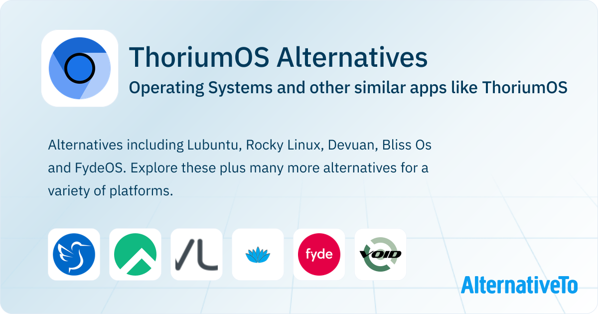 ThoriumOS Alternatives: Top 20 Operating Systems & Similar Apps ...