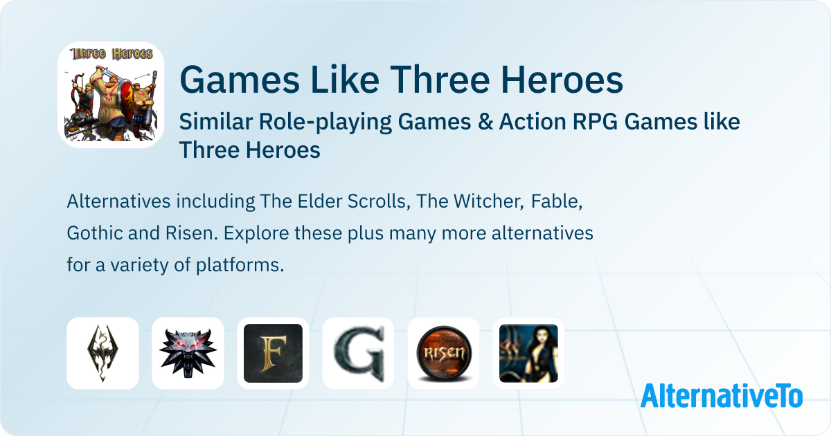 Games Like Three Heroes: Similar Role-playing Games 2025 | AlternativeTo