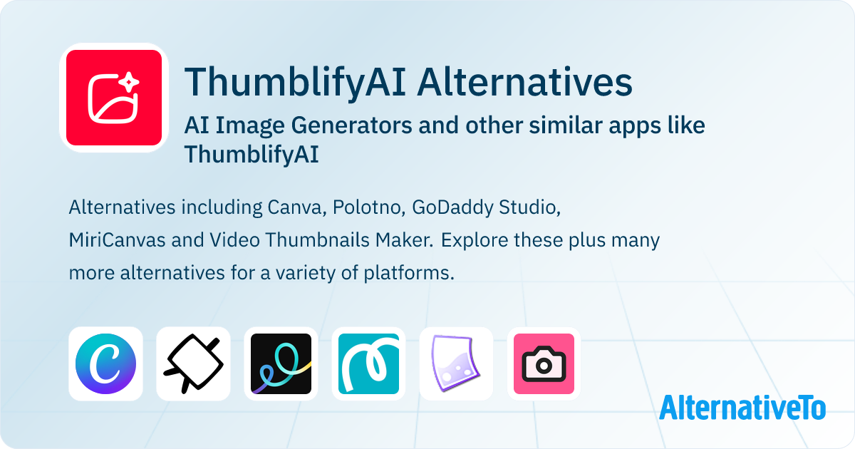 ThumblifyAI Alternatives: Top 12 AI Image Generators & Similar Apps ...