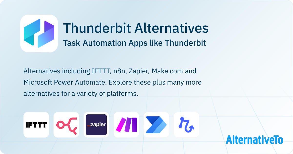 Thunderbit Alternatives: Top 7 Task Automation & Similar Apps ...