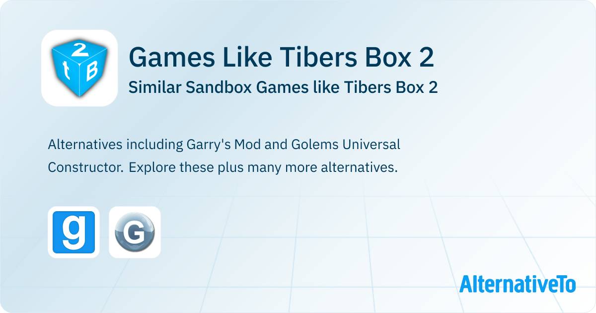 Games Like Tibers Box 2: Similar Sandbox Games | AlternativeTo