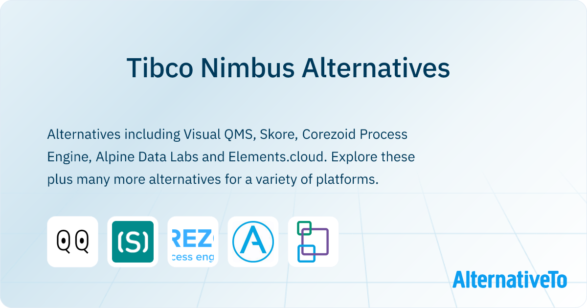 Tibco Nimbus Alternatives - Explore Similar Software | AlternativeTo