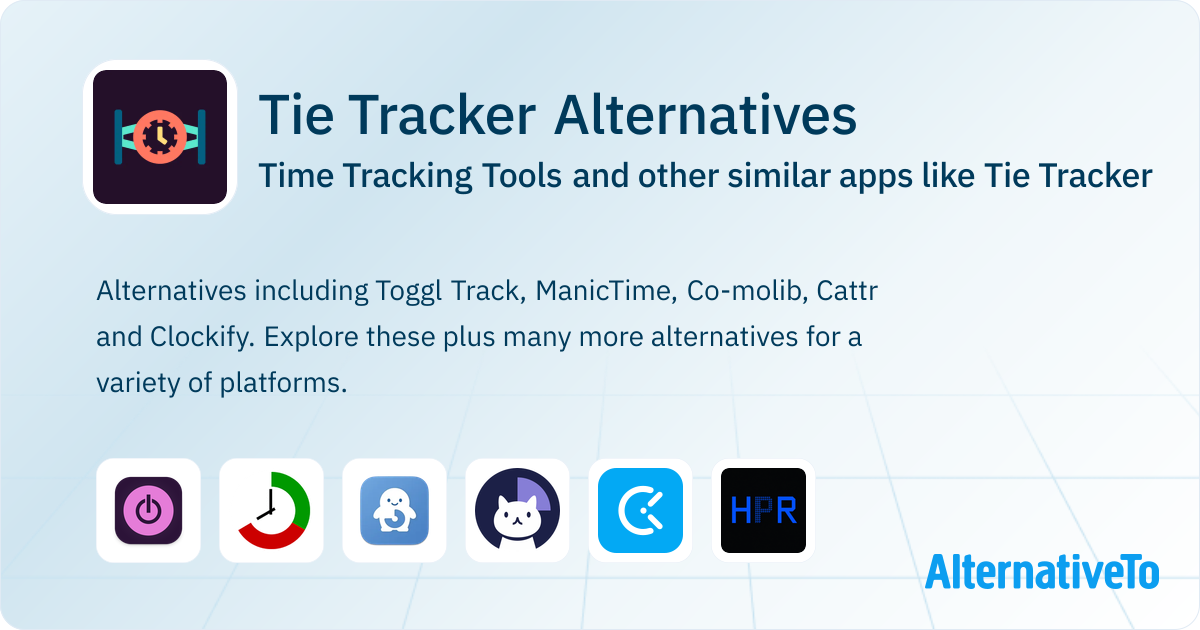 Tie Tracker Alternatives: Top 12 Time Tracking Tools & Similar Apps ...