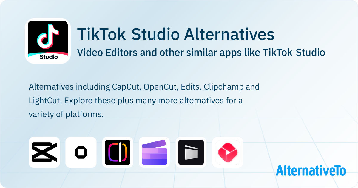 TikTok Studio Alternatives: Top 12 Video Editors & Similar Apps ...