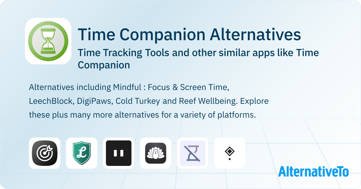 Time Companion Alternatives: Top 12 Time Tracking Tools & Similar Apps ...