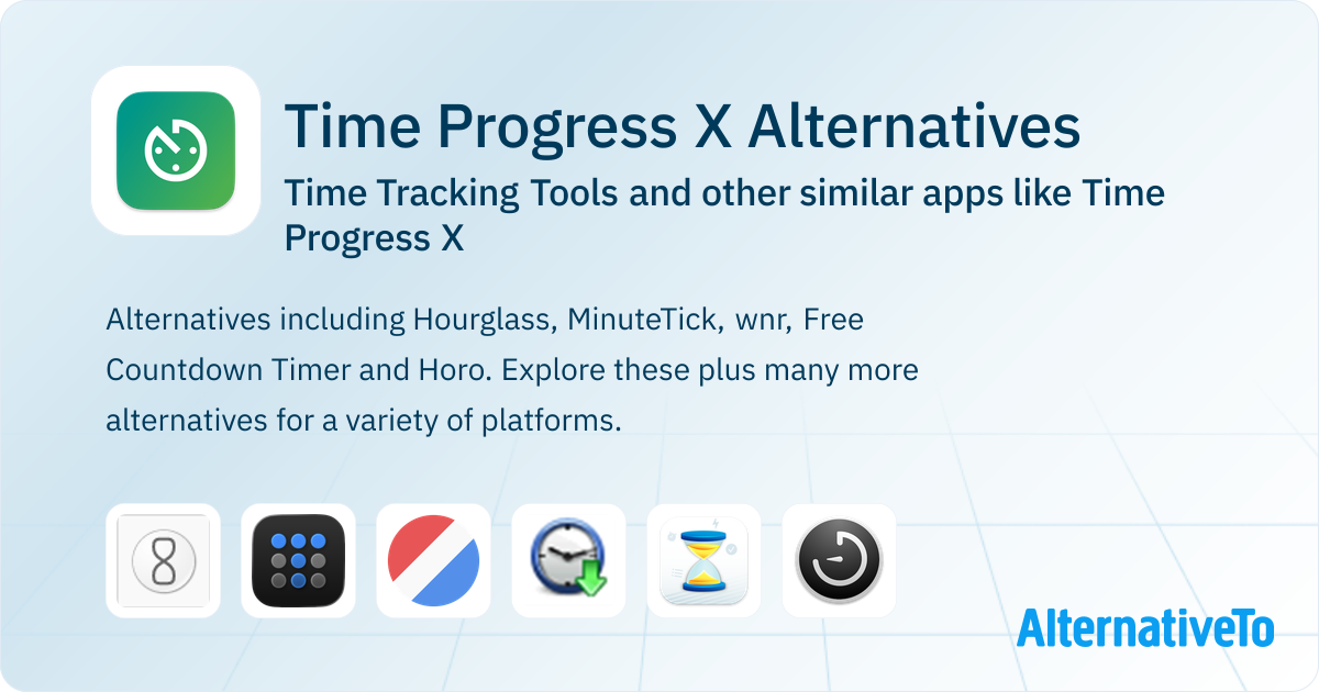 Time Progress X Alternatives: Top 12 Time Tracking Tools & Similar Apps ...