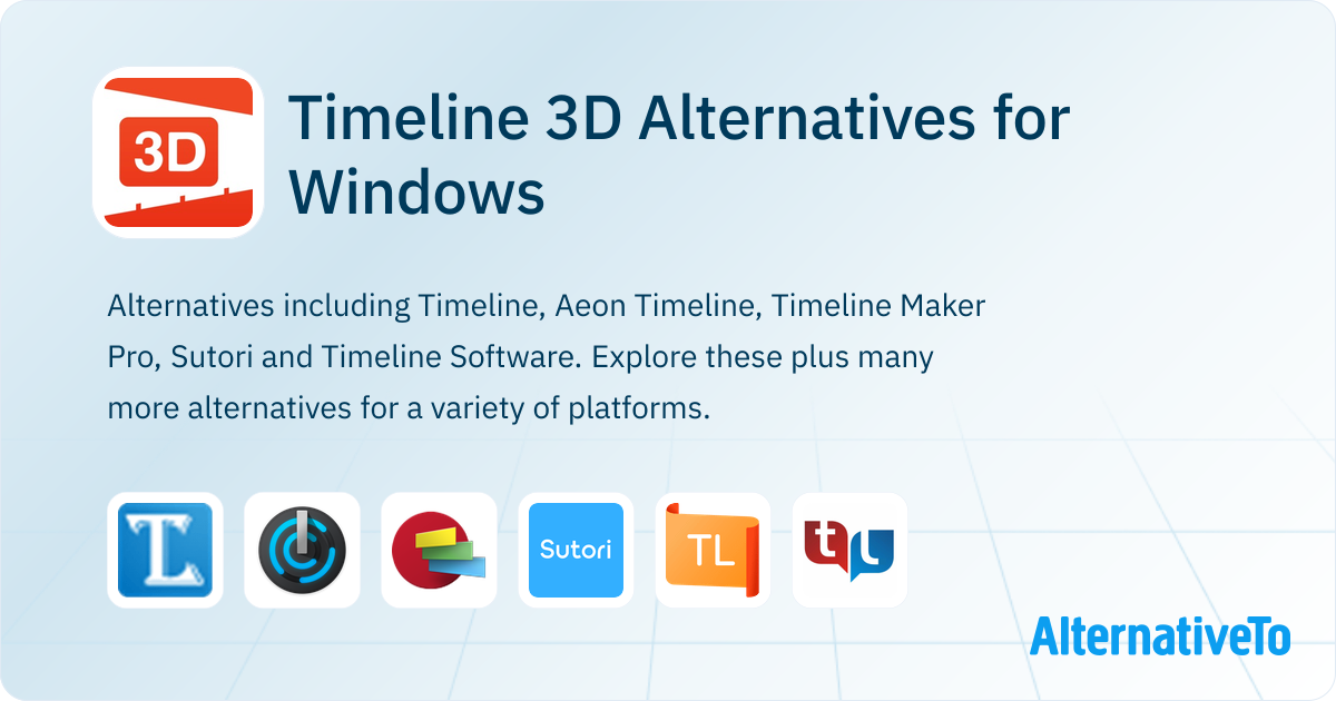 Timeline 3D Alternatives for Windows | AlternativeTo