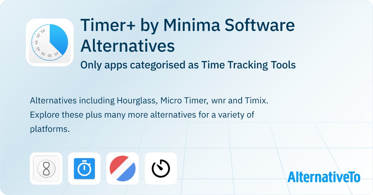 Timer+ by Minima Software Alternatives: Top 4 Time Tracking Tools ...