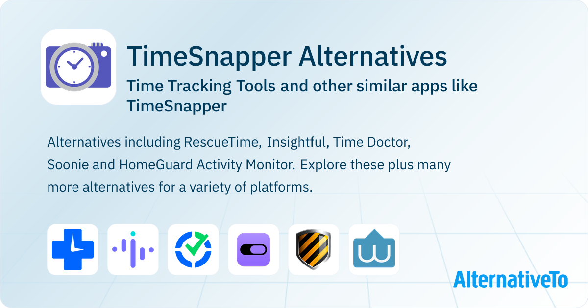 TimeSnapper Alternatives: Top 12 Time Tracking Tools & Similar Apps ...