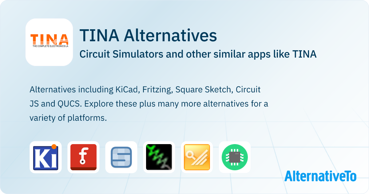 TINA Alternatives: Top 12 Circuit Simulators & Similar Apps | AlternativeTo