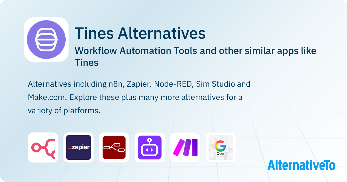 Tines Alternatives: Top 14 Workflow Automation Tools & Similar Apps ...