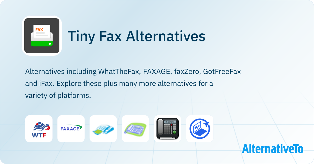 Tiny Fax Alternatives - Explore Similar Apps | AlternativeTo