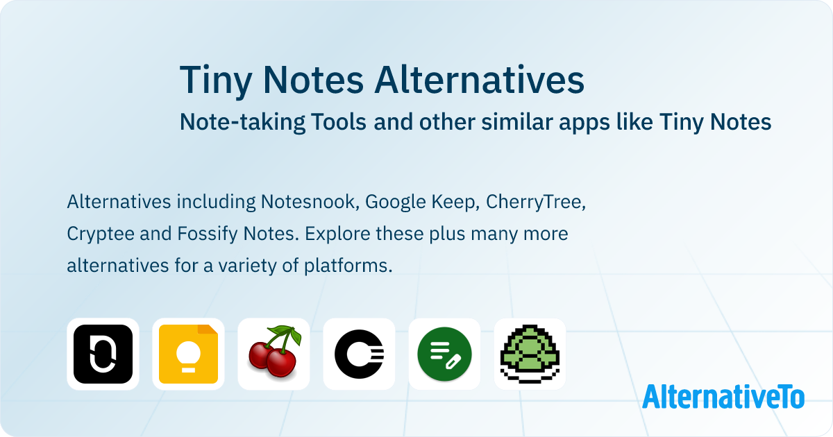 Tiny Notes Alternatives: Top 12 Note-taking Tools & Similar Websites ...