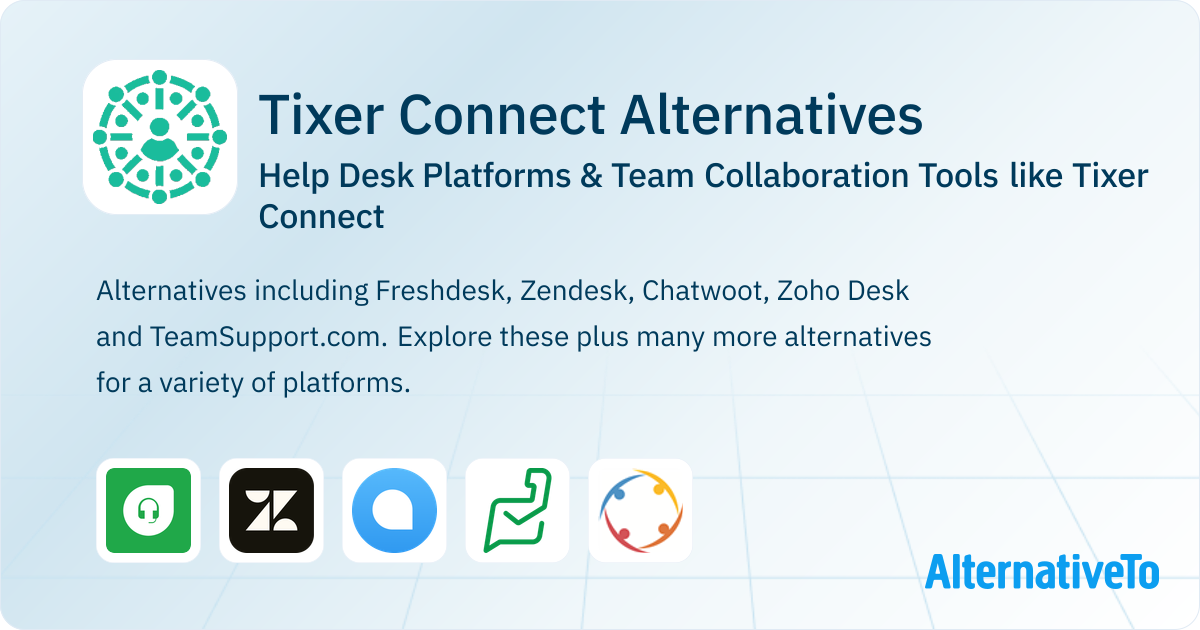 Tixer Connect Alternatives: Top 5 Help Desk Platforms | AlternativeTo