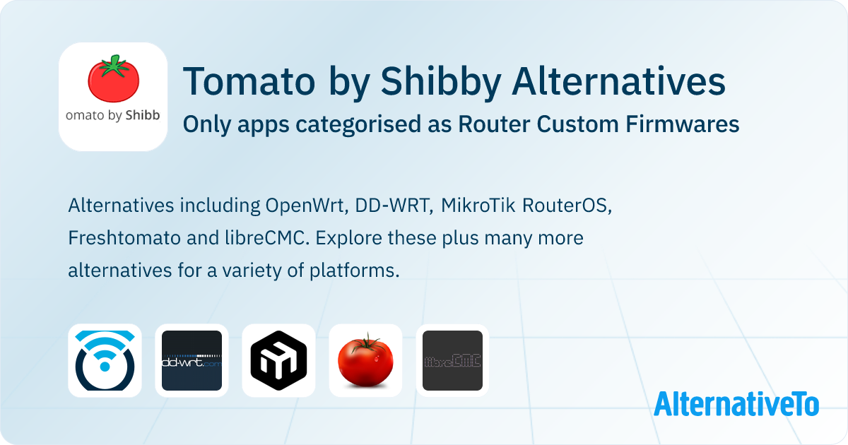 Tomato by Shibby Alternatives: Top 5 Router Custom Firmwares ...