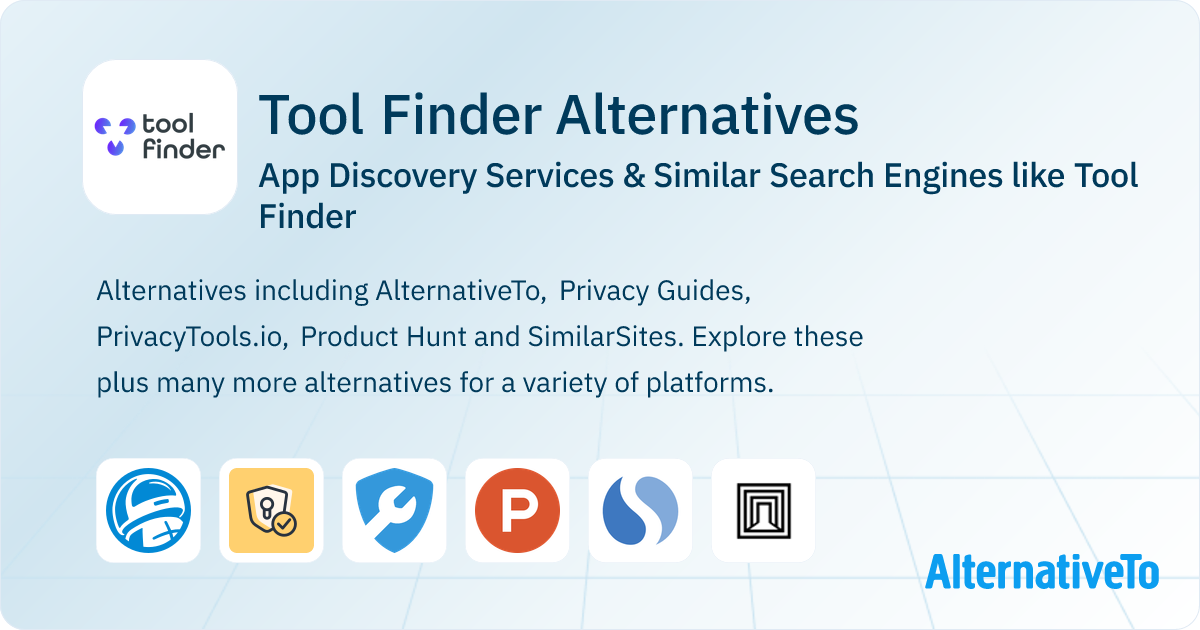 Tool Finder Alternatives: Top 12 App Discovery Services | AlternativeTo