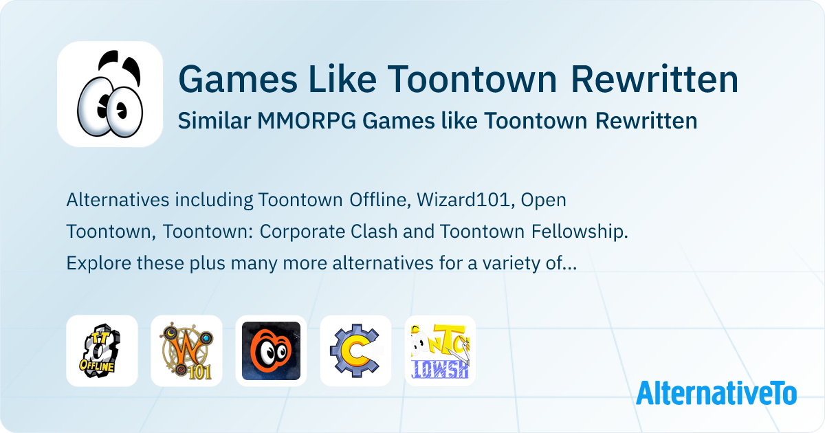 Games Like Toontown Rewritten: Similar MMORPG Games | AlternativeTo