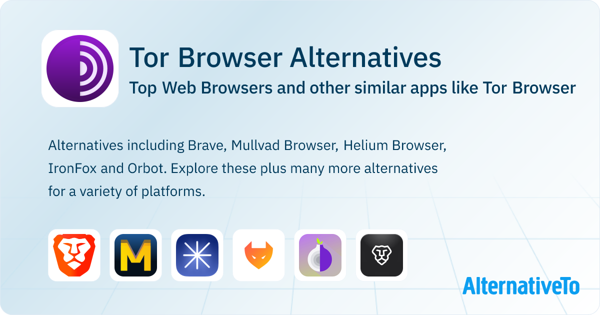 Great Tor Browser Alternatives: Top Web Browsers in 2026 | AlternativeTo