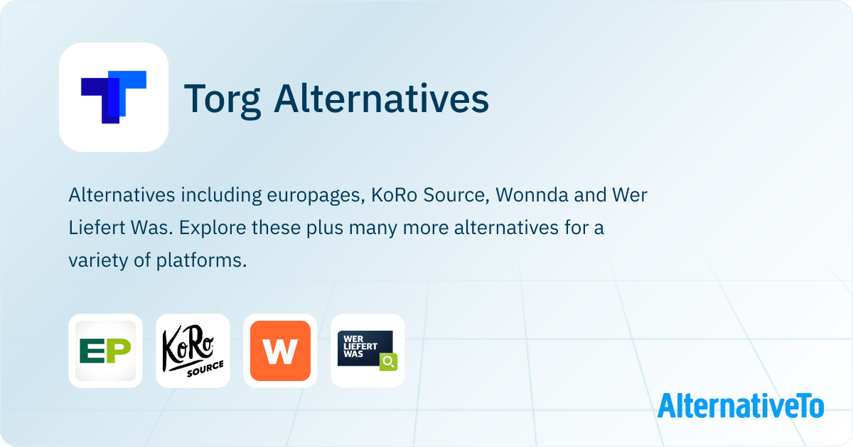 Torg Alternatives - Explore Similar Sites & Apps | AlternativeTo
