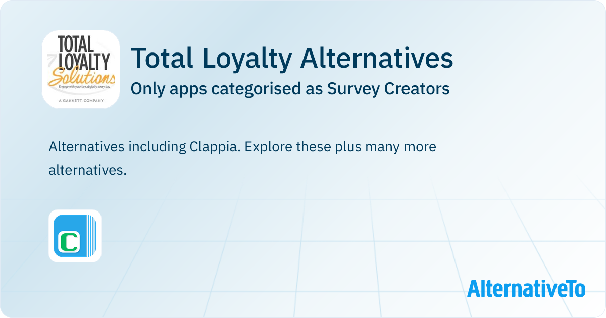 Total Loyalty Alternatives: Top 1 Survey Creators | AlternativeTo