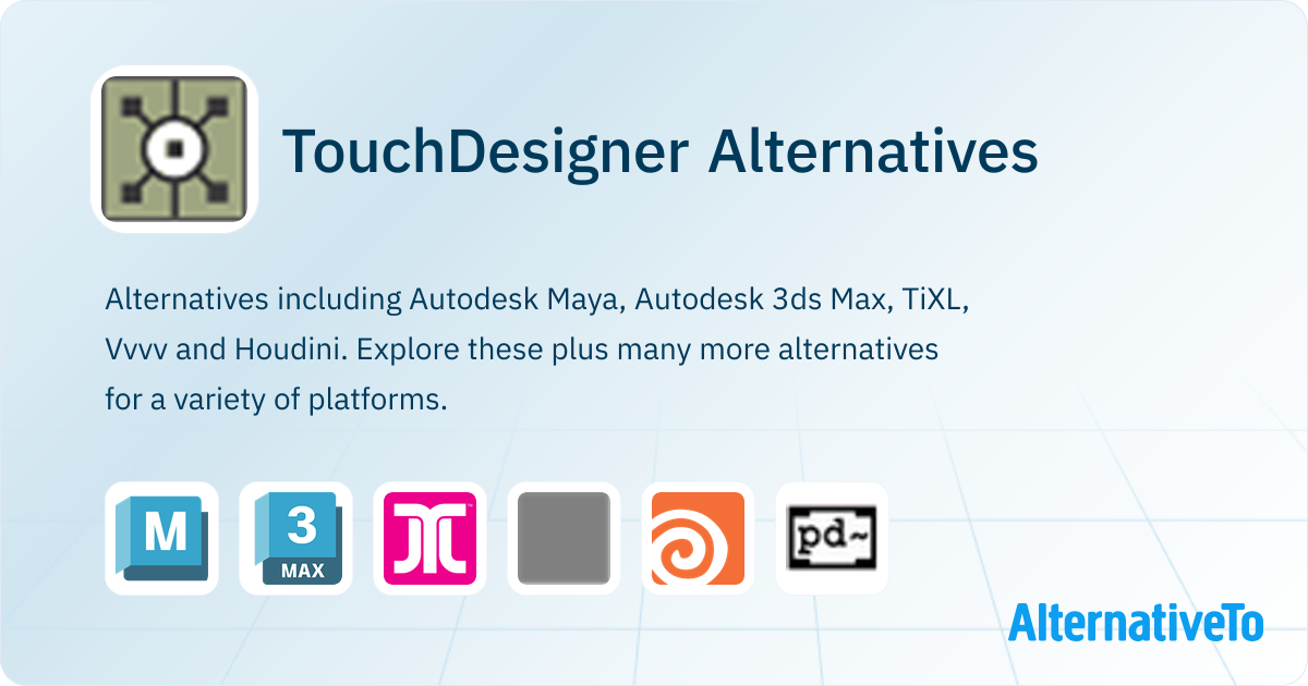 TouchDesigner Alternatives - Explore Similar Software | AlternativeTo