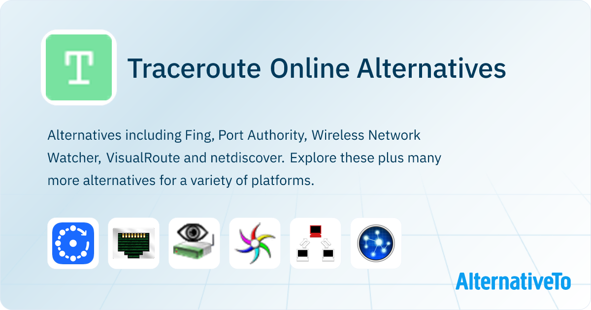 Traceroute Online Alternatives - Explore Similar Sites & Apps ...