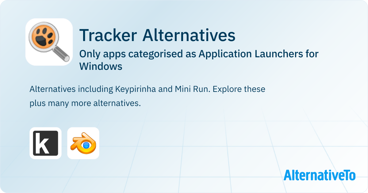 Tracker Alternatives for Windows: Top 2 Application Launchers ...