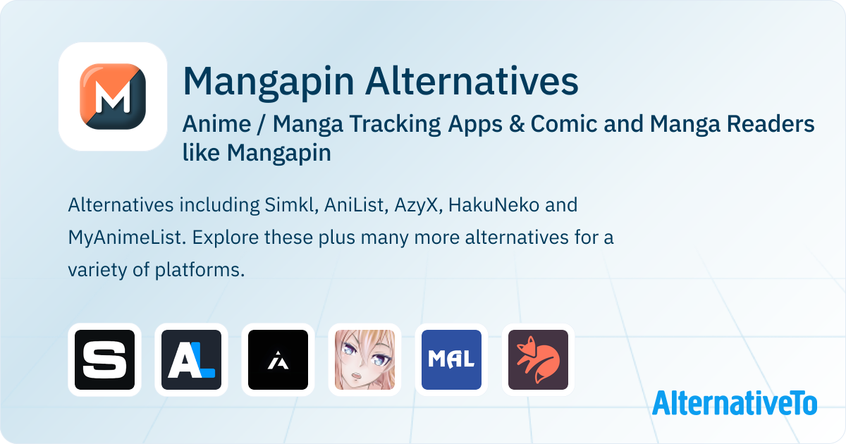 Mangapin Alternatives: Top 12 Anime / Manga Tracking Apps | AlternativeTo