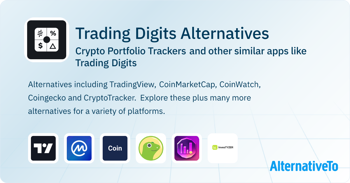 Trading Digits Alternatives: Top 12 Crypto Portfolio Trackers & Similar ...