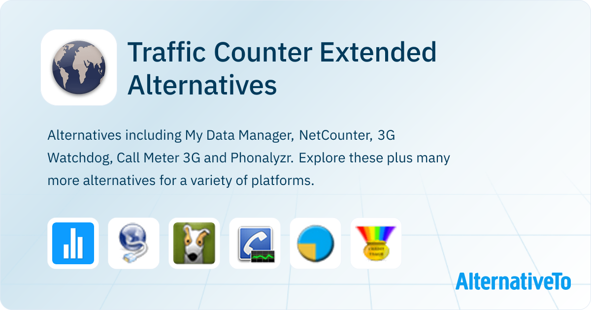 Traffic Counter Extended Alternatives and Similar Apps | AlternativeTo