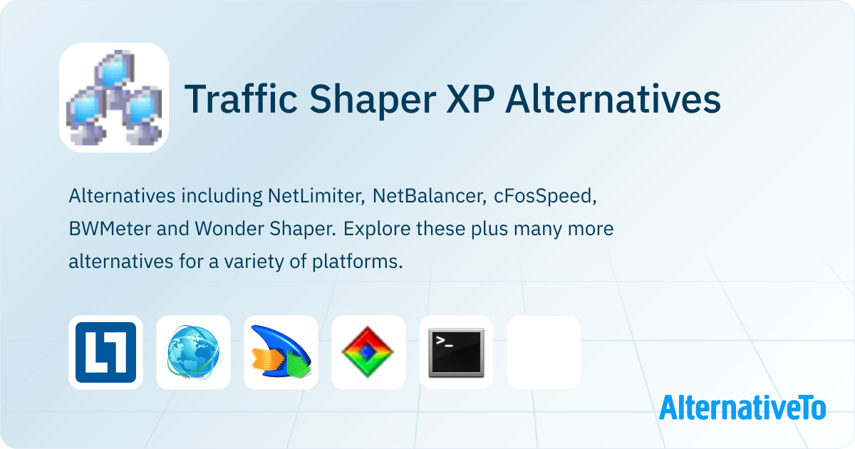 Traffic Shaper XP Alternatives - Explore Similar Software | AlternativeTo
