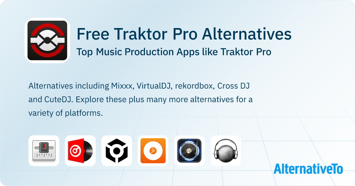 Free Traktor Pro Alternatives: Top 15 Music Production Apps | AlternativeTo
