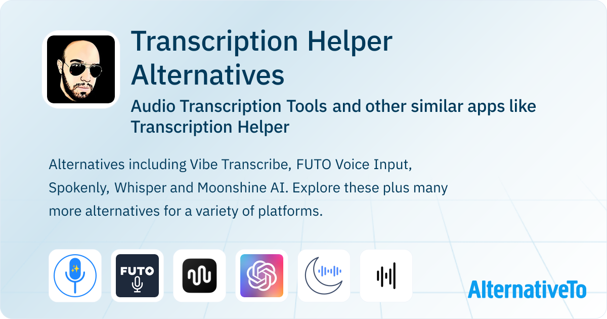 Transcription Helper Alternatives: Audio Transcription Tools & Similar ...