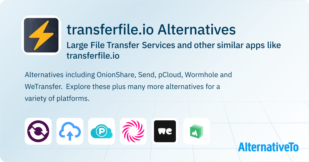 transferfile.io Alternatives: Top 12 Large File Transfer Services ...