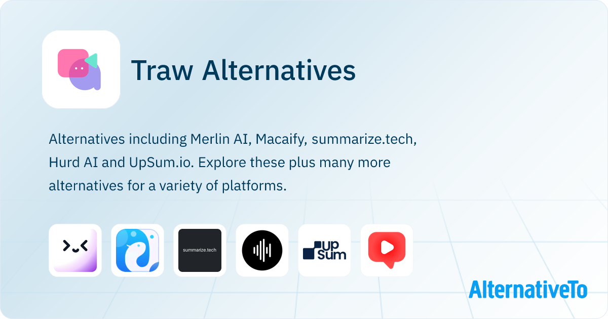 Traw Alternatives - Explore Similar Apps & Services | AlternativeTo