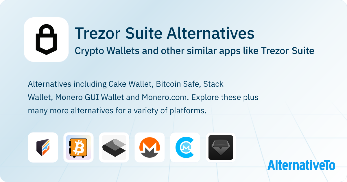 Trezor Suite Alternatives: Top 6 Crypto Wallets & Similar Apps ...