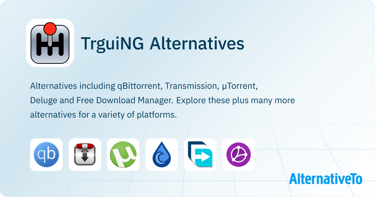 TrguiNG Alternatives - Explore Similar Software | AlternativeTo