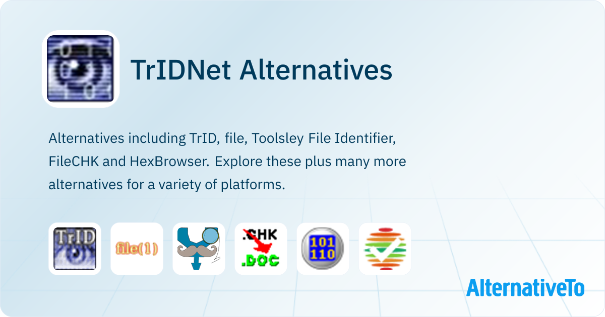TrIDNet Alternatives - Explore Similar Software | AlternativeTo