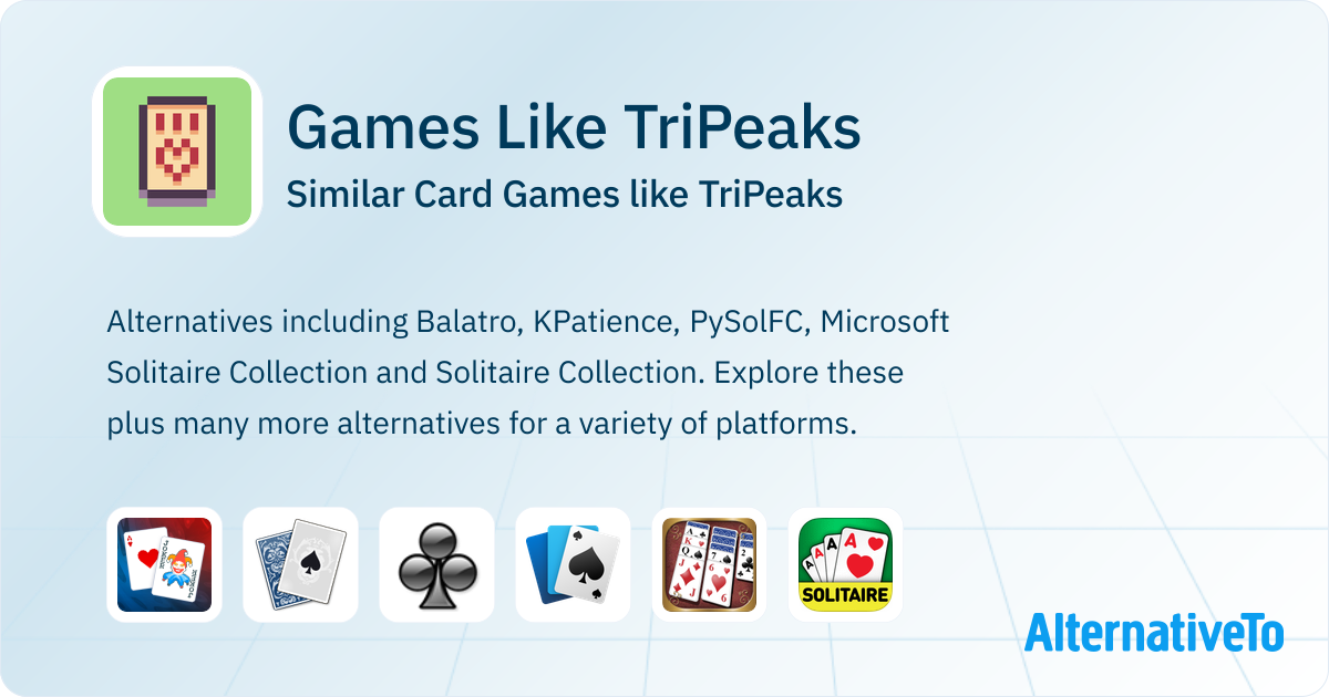 Games Like TriPeaks: Similar Card Games 2025 | AlternativeTo