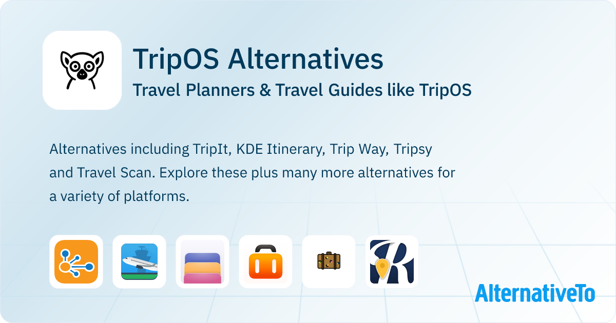TripOS Alternatives: Top 12 Travel Planners & Travel Guides | AlternativeTo