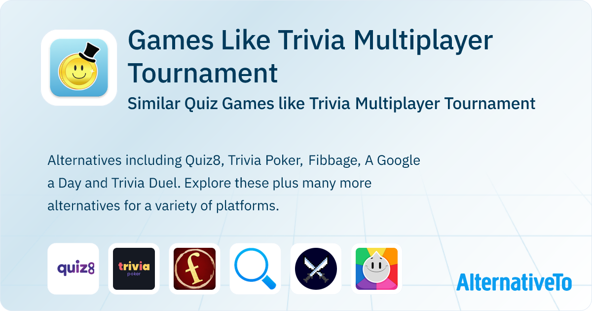 Games Like Trivia Multiplayer Tournament: Similar Quiz Games 2025 ...
