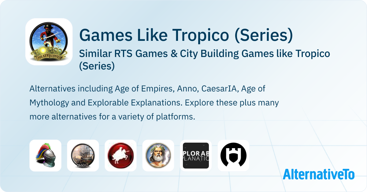 Games Like Tropico (Series): Similar RTS Games | AlternativeTo