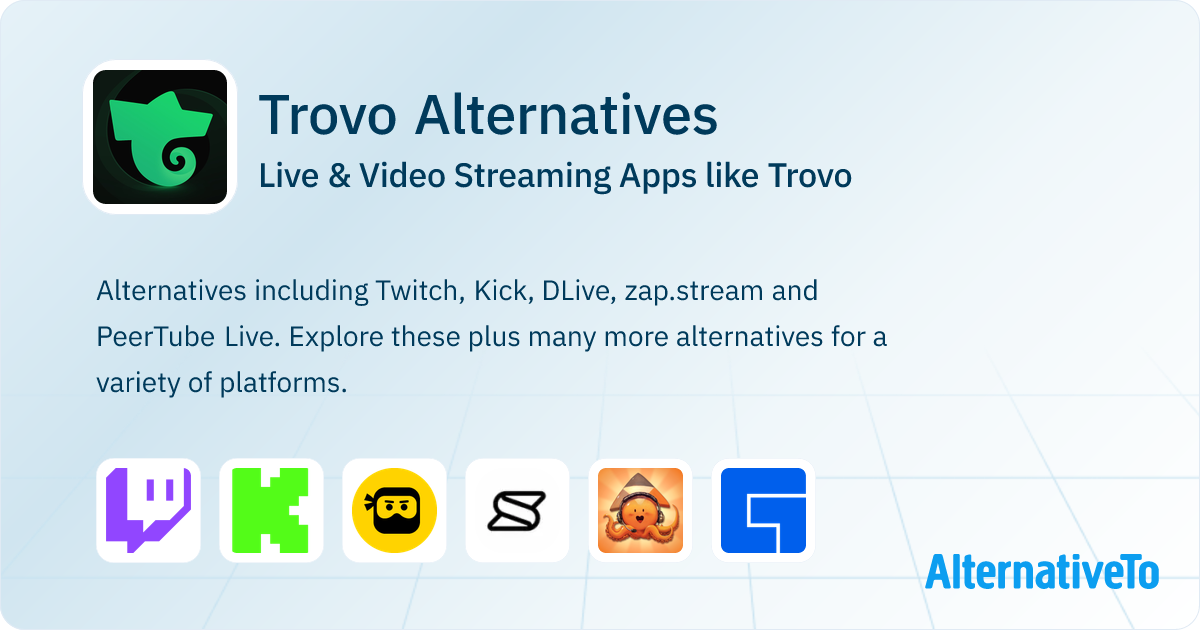 Trovo Alternatives: Top 9 Live & Video Streaming Apps | AlternativeTo