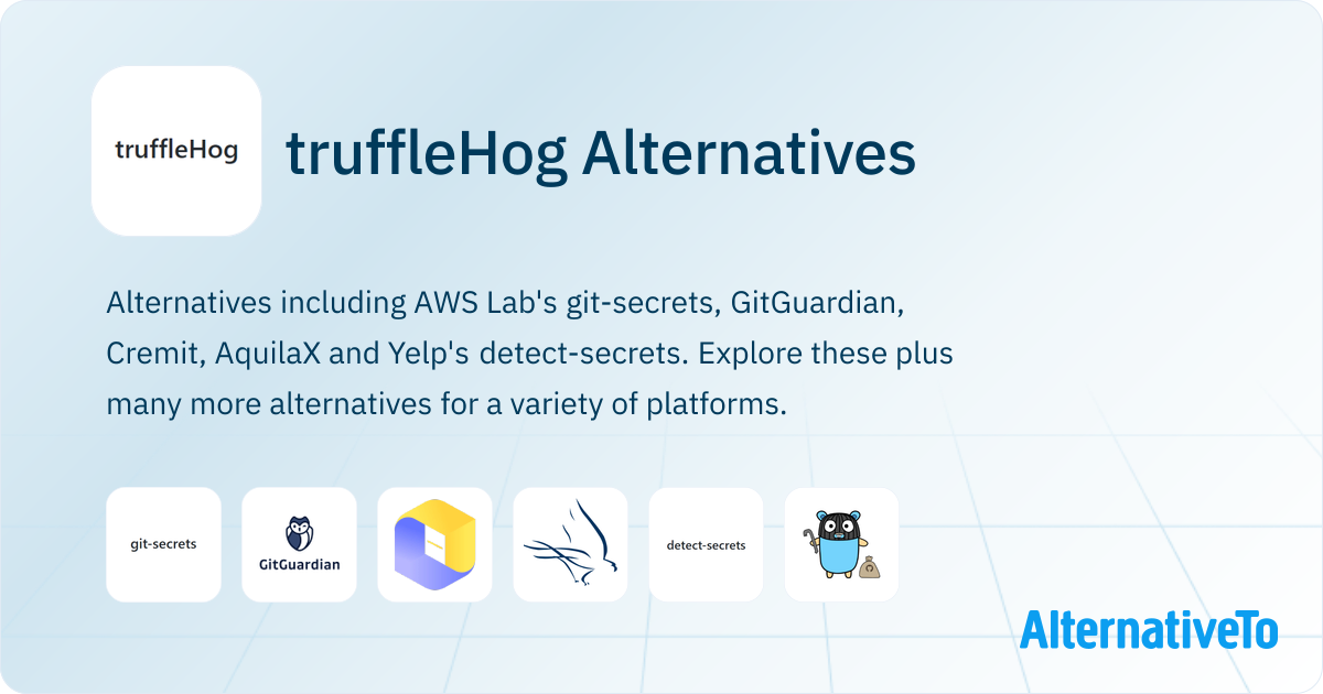 truffleHog Alternatives - Explore Similar Software | AlternativeTo