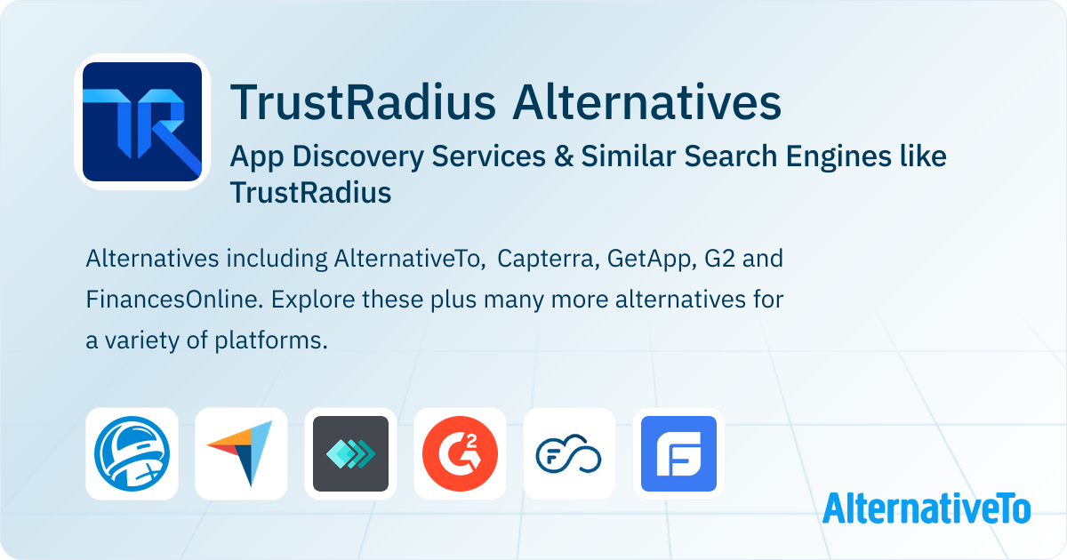 TrustRadius Alternatives: Top 10 App Discovery Services | AlternativeTo