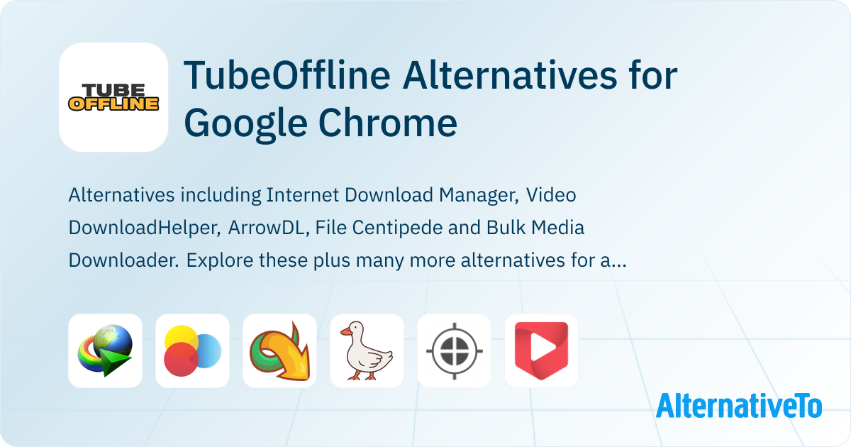 TubeOffline Alternatives for Google Chrome: Top 14 YouTube Downloaders ...
