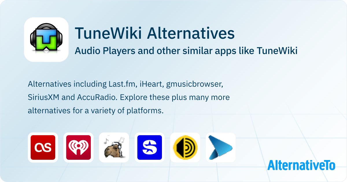 TuneWiki Alternatives: Top 10 Audio Players & Similar Apps | AlternativeTo