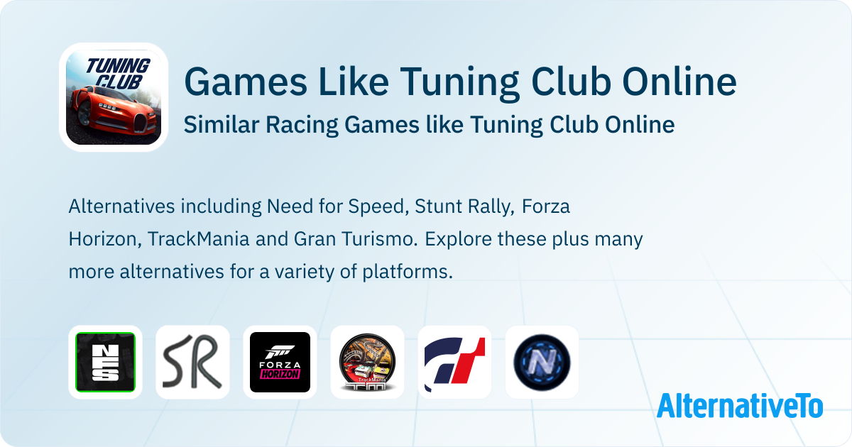 Games Like Tuning Club Online: Similar Racing Games 2026 | AlternativeTo