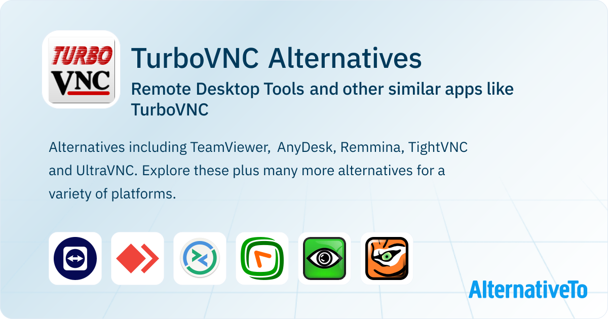 TurboVNC Alternatives: Top 12 Remote Desktop Tools & Similar Apps ...